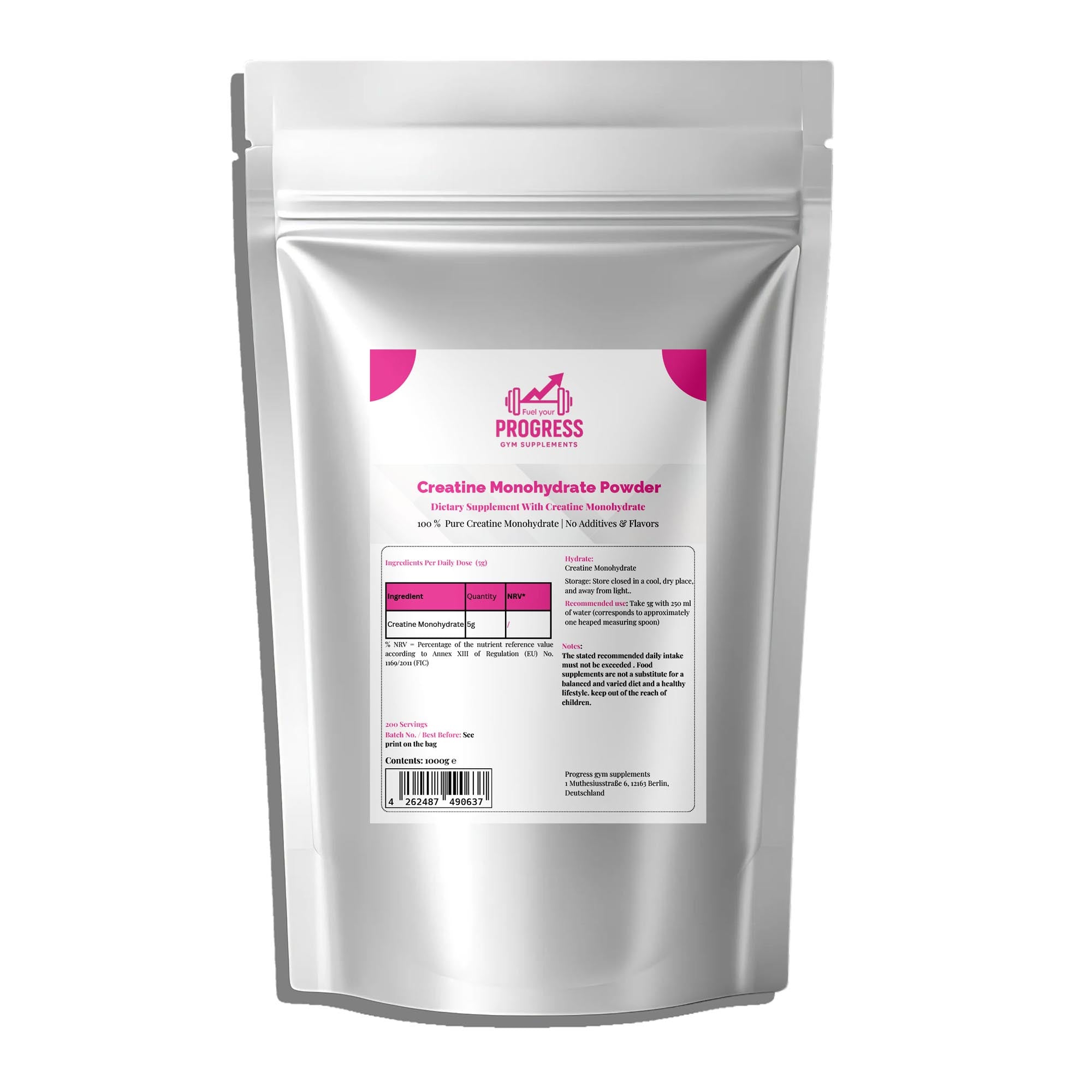 Creatine Monohydrate - 200 Servings – progress gym supplements